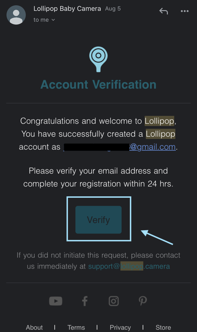 Connecting Lollipop Baby Camera With My Home Wi-Fi for First-Time Setup ...
